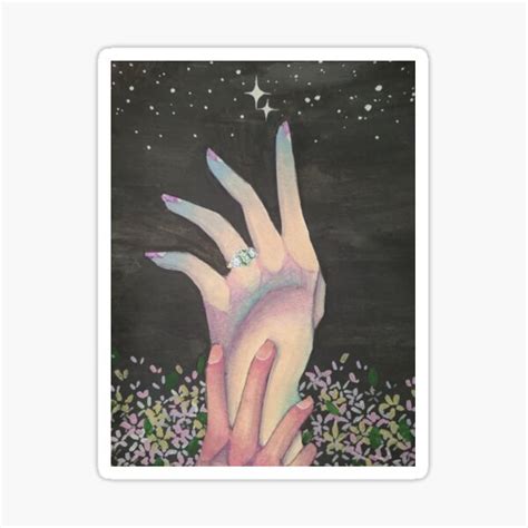 Annabel Hand Holding Sticker For Sale By Booksaremyohana Redbubble