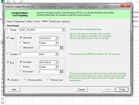 Analytics Edge Download All Kind Of Data To Excel Directly From Google