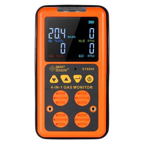Smart Sensor 4 In 1 Gas Detector Ho₂s And Co Monitor Industrial Digital