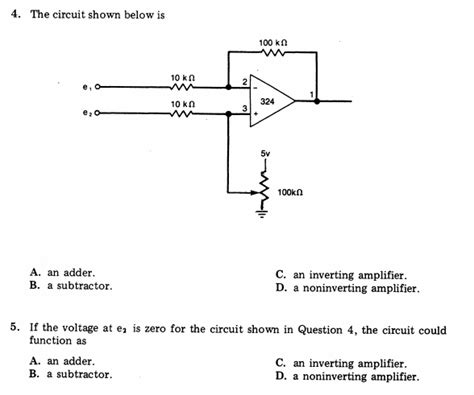 Solved The Circuit Shown Below Is An Adder A Subtractor