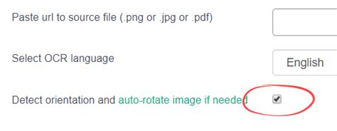 Auto Rotate Scanned Text Images