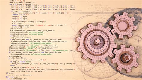 낮은 다각형 메쉬 기어 모델과 양식화 된 지구 텍스처가있는 밝은 표면에 언어 코드를 프로그래밍하는 Python 프로그래밍 3차원 인쇄에 대한 스톡 사진 및 기타 이미지