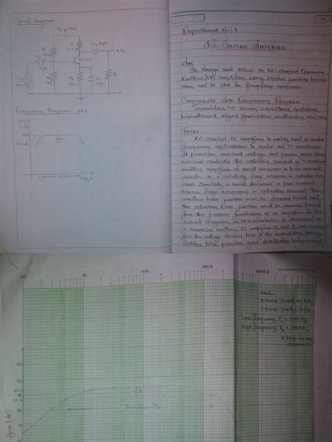 Ac Lab Exp 4and5 Rc Coupled Amplifier Andrc Phase Shift Oscillator Pdf
