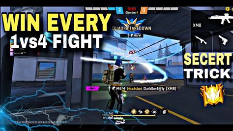 Mastering 1vs4 Fights in CS Ranked Matches on Free Fire - YouTube