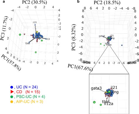 visualization of differential expression patterns of the inflammatory