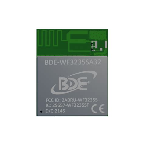 Bde Wf3235sau Wifi Dual Band Mcu Module Based On Cc3235s Bde Technology Inc Bde Wf3235sau Wifi Dual Band Mcu Module Based On Cc3235s Bde Technology Inc
