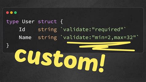 Creating Custom Struct Tags In Golang Is Awesome Youtube