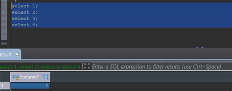 unable to see multiple results · dbeaver · discussion 8945 · github