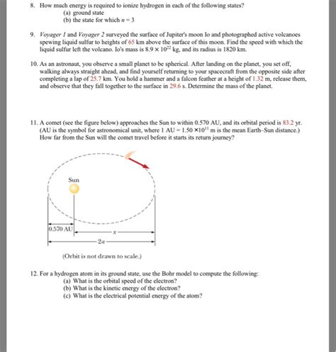 Solved 8 How Much Energy Is Required To Ionize Hydrogen In
