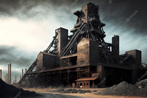 Premium Photo Coal Preparation Plant Mining Industry