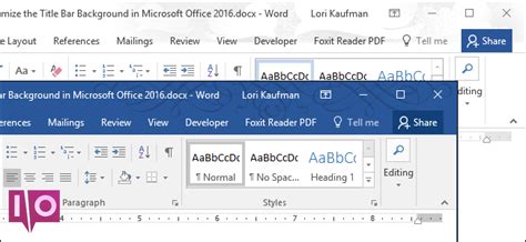 Comment Personnaliser Le Thème De La Barre De Titre Dans Microsoft
