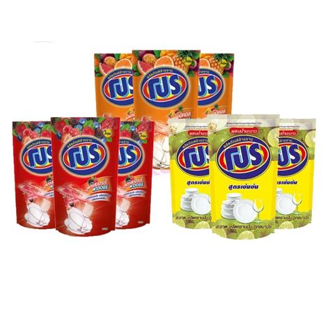 โปรน้ำยาล้างจาน ชนิดถุงเติม 400มล แพค3ถุง Hokkee Megastore Thaipick