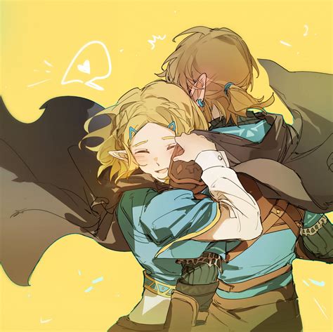 Link And Princess Zelda The Legend Of Zelda And More Drawn By Yuno Danbooru