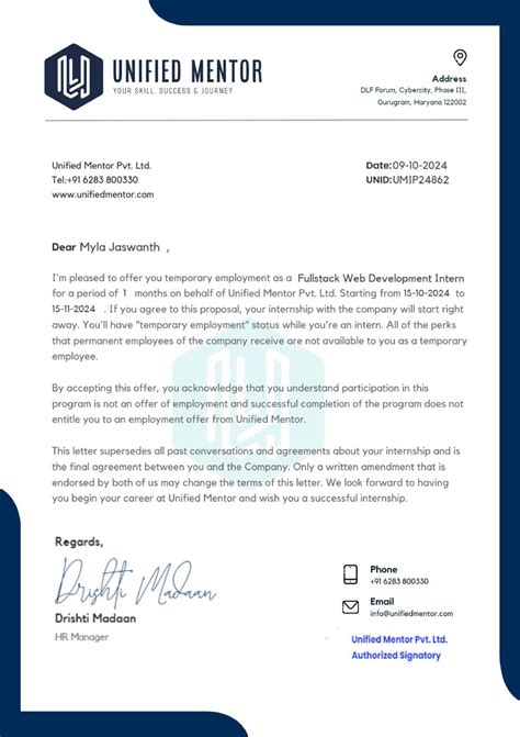 Myla Jaswanth On Linkedin Internship Fullstackdevelopment Unifiedmentor Miccollegeoftechnology