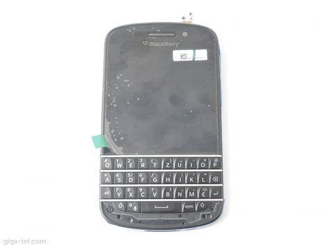 Blackberry Q10 Full Lcd With Keypad Black