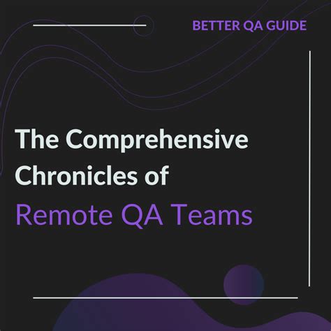 Chronicles Of Remote Qa Teams