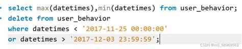 【mysql tableau实战】电商用户行为数据分析 m0 58969562的博客 csdn博客