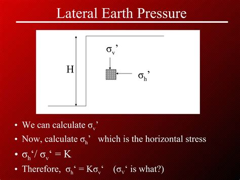 Lateral Earth Pressure Ppt