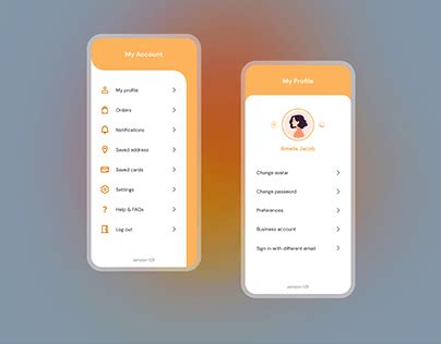 Settings UI Design Projects Photos Videos Logos Illustrations And Branding Behance