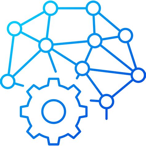 Deep Learning Generic Gradient Outline Icon