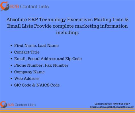 Ppt Absolute Erp Technology Executives Mailing Lists In Usa Powerpoint Presentation Id 7960459