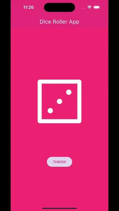 dice rolling app in flutter devhubspot shorts youtube