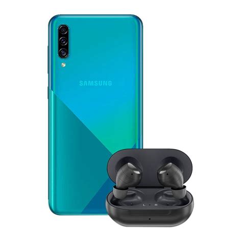 Smartphone Samsung Galaxy A30s Verde Desbloqueado Con Galaxy Buds Negro