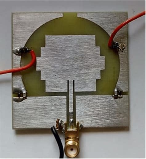 Photograph Of The Proposed Antenna Color Figure Can Be Viewed At