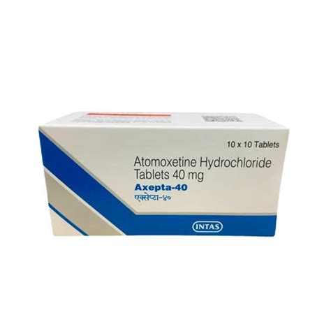40 Mg Atomo Xetine Hydrochloride Tablets Grade Pharmaceutical Grade At