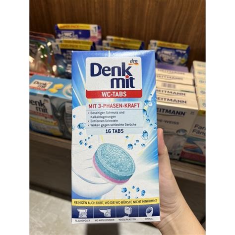 Viên Tẩy Bồn Cầu Denkmit Wc Tabs Hộp 16 Viên Shopee Việt Nam