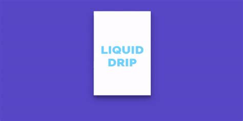 CSS Liquid Effects WebArtDeveloper
