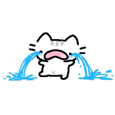 Cat Sobbing Discord Emoji