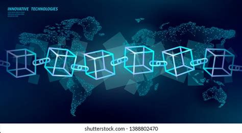 Blockchain Cube Chain Symbol Square Code Stock Vector Royalty Free 1388802470 Shutterstock