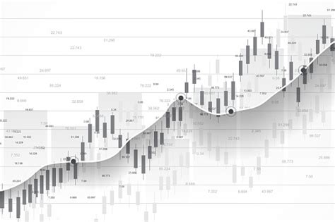 주식 시장이 나 외환 거래 그래프 차트 금융 투자 개념에 적합 사업 아이디어에 대 한 경제 동향 배경입니다 추상적인 금융 배경입니다 벡터 일러스트입니다 가격에 대한 스톡
