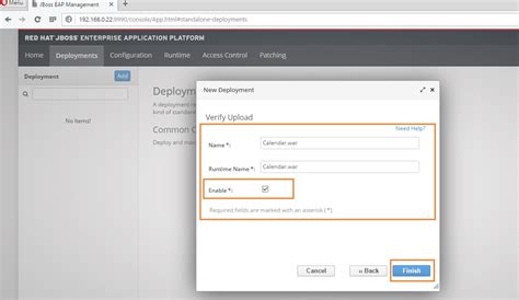 MiddlewareBox Method JBOSS Server Application Deployment Using Web Console Management