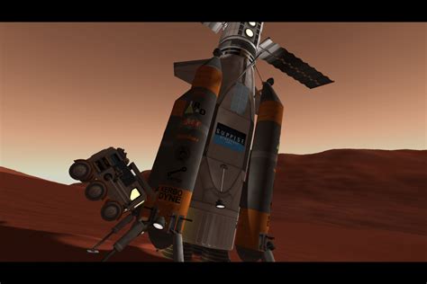 Duna mission with deployable rover : r/KerbalSpaceProgram