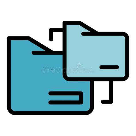 Network Folder Icon Simple Vector Backup Data Stock Vector Illustration Of Simple Management