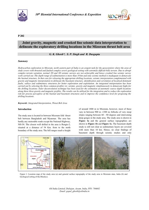 Pdf Joint Gravity Magnetic And Crooked Line Seismic Data Interpretation To Delineate The