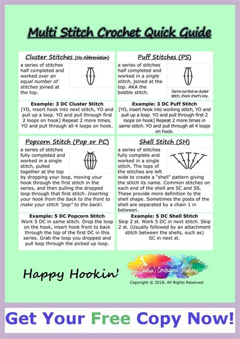Beginner Crochet Stitch Quick Guide Artofit