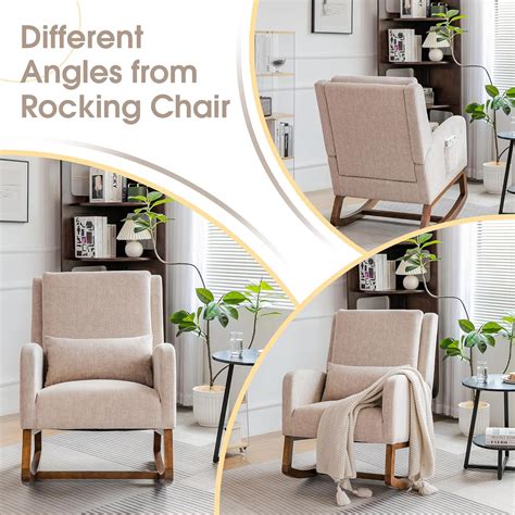 Coco Design Mecedora Para Guardería Mecedora Tapizada Para Interiores