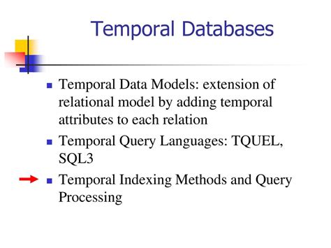 temporal databases ppt download