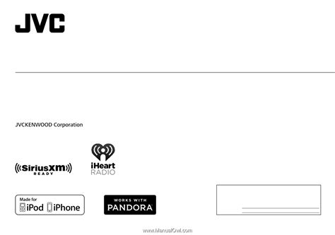 JVC KD R Instruction Manual