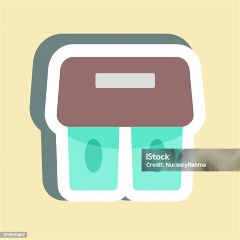 스티커 커피 홀더 음료 기호에 적합합니다 편집 가능한 간단한 디자인 디자인 템플릿 벡터 간단한 기호 그림 0명에 대한 스톡 벡터 아트 및 기타 이미지 Istock