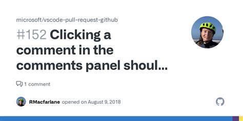 Clicking A Comment In The Comments Panel Should Always Open A Diff Editor Issue