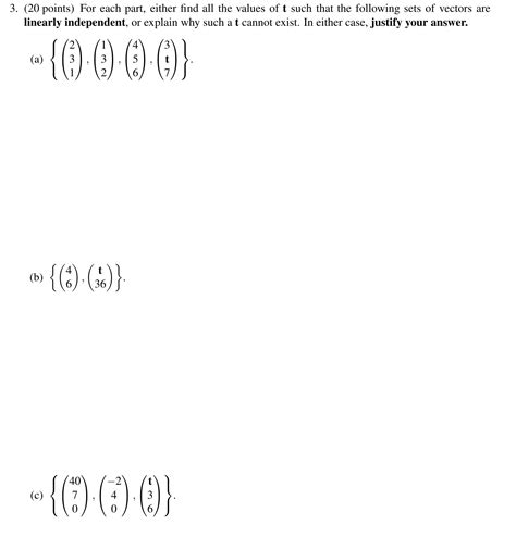 Solved 3 20 Points For Each Part Either Find All The