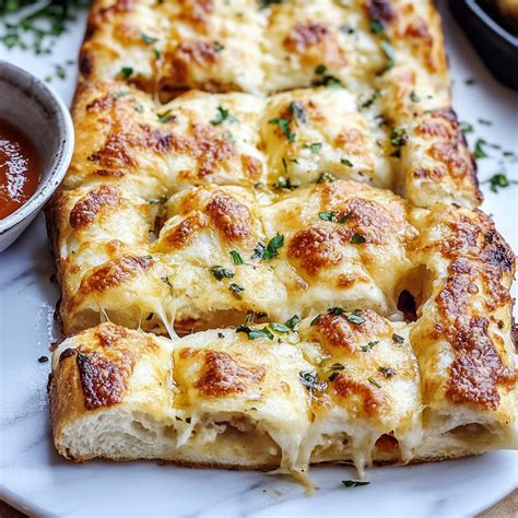 Yummy Copycat Dominos Stuffed Cheesy Bread