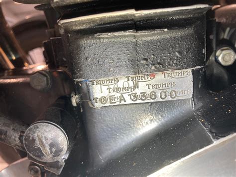 bonhams cars 1982 triumph 744cc tss electro frame no t140w gea33600