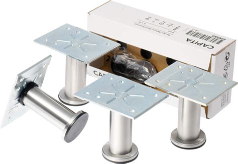 Ikea Capita Leg Stainless Steel 4 Pack 4 Pack 16 Cm Amazon