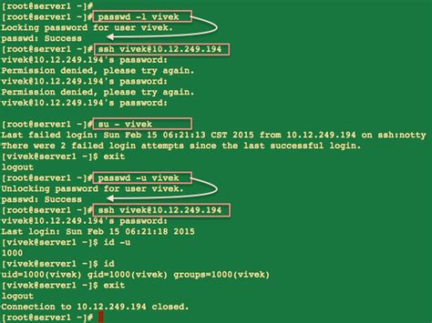 how to lock an account on linux nixcraft