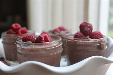 Chocolate Raspberry Chia Seed Pudding Glitter And Grace